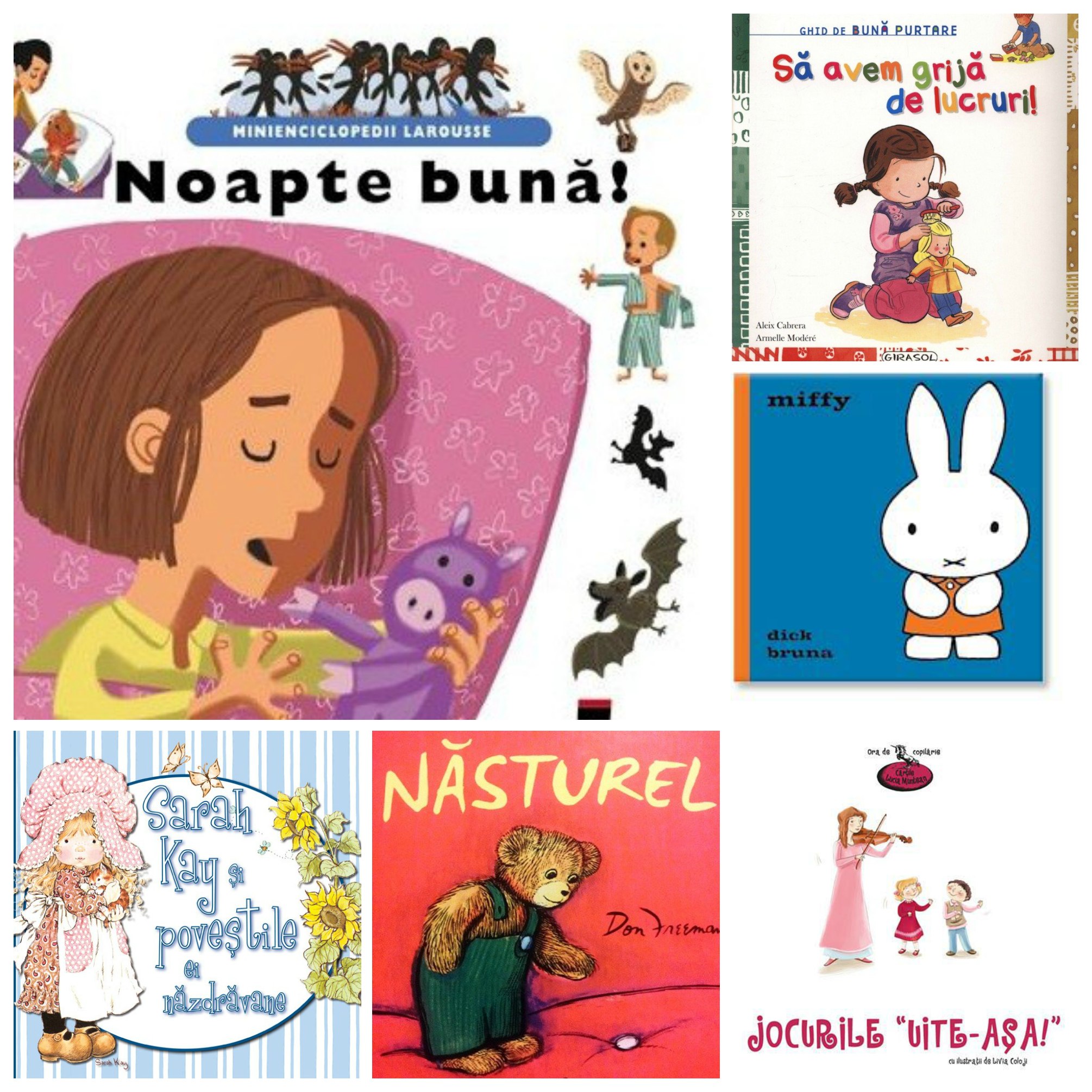 10 carti pentru copii de 1 an - 2 ani