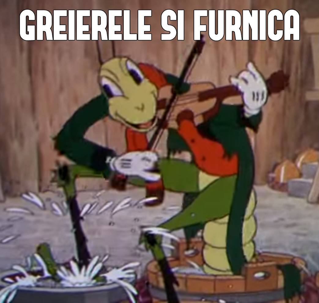 Greierele si furnica. Desene animate online | GOKID!